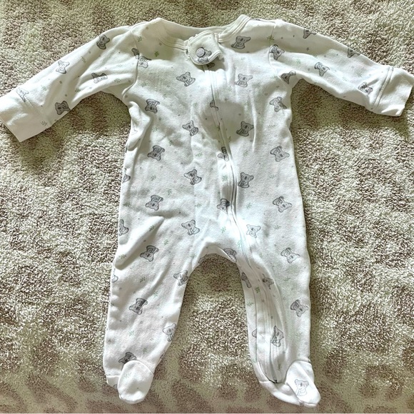 Pajamas | 3 Months Baby Zipper Footed Pajama Gender Neutral Koalas ...